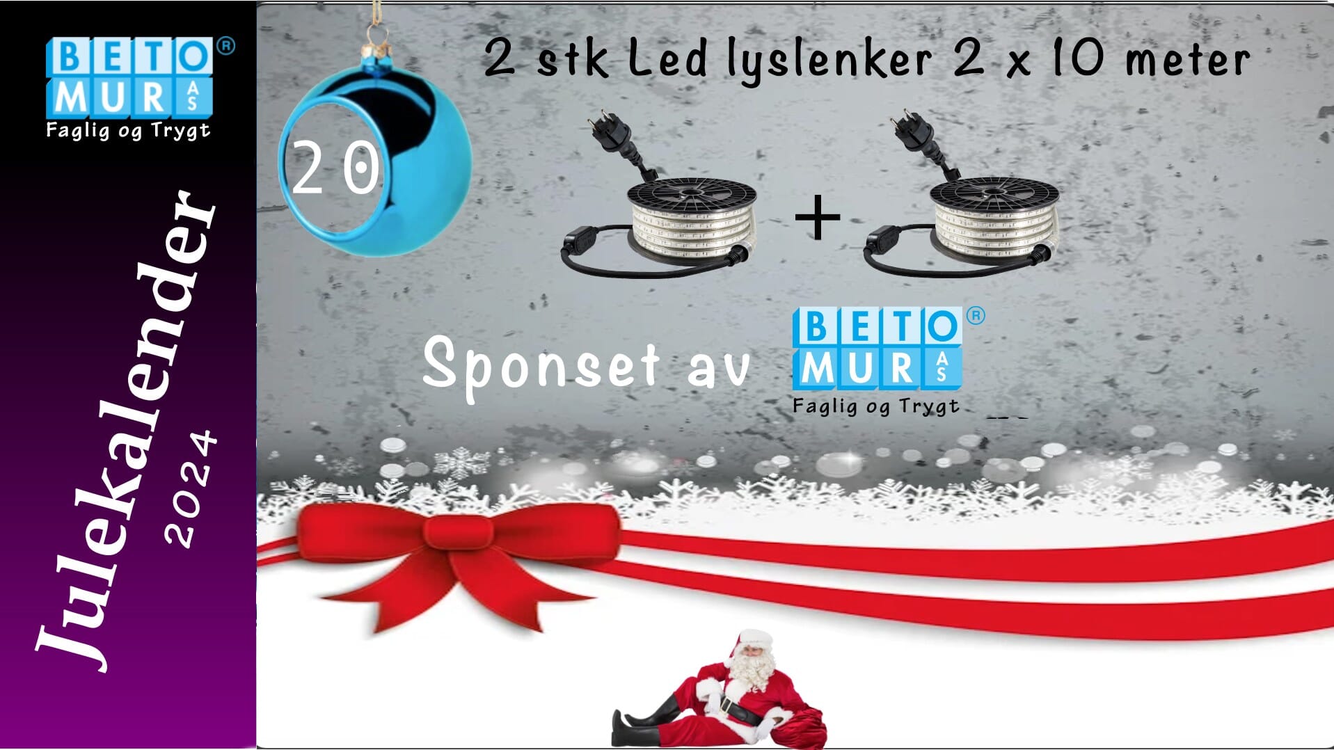 Julekalender 2024 - BETOMUR AS