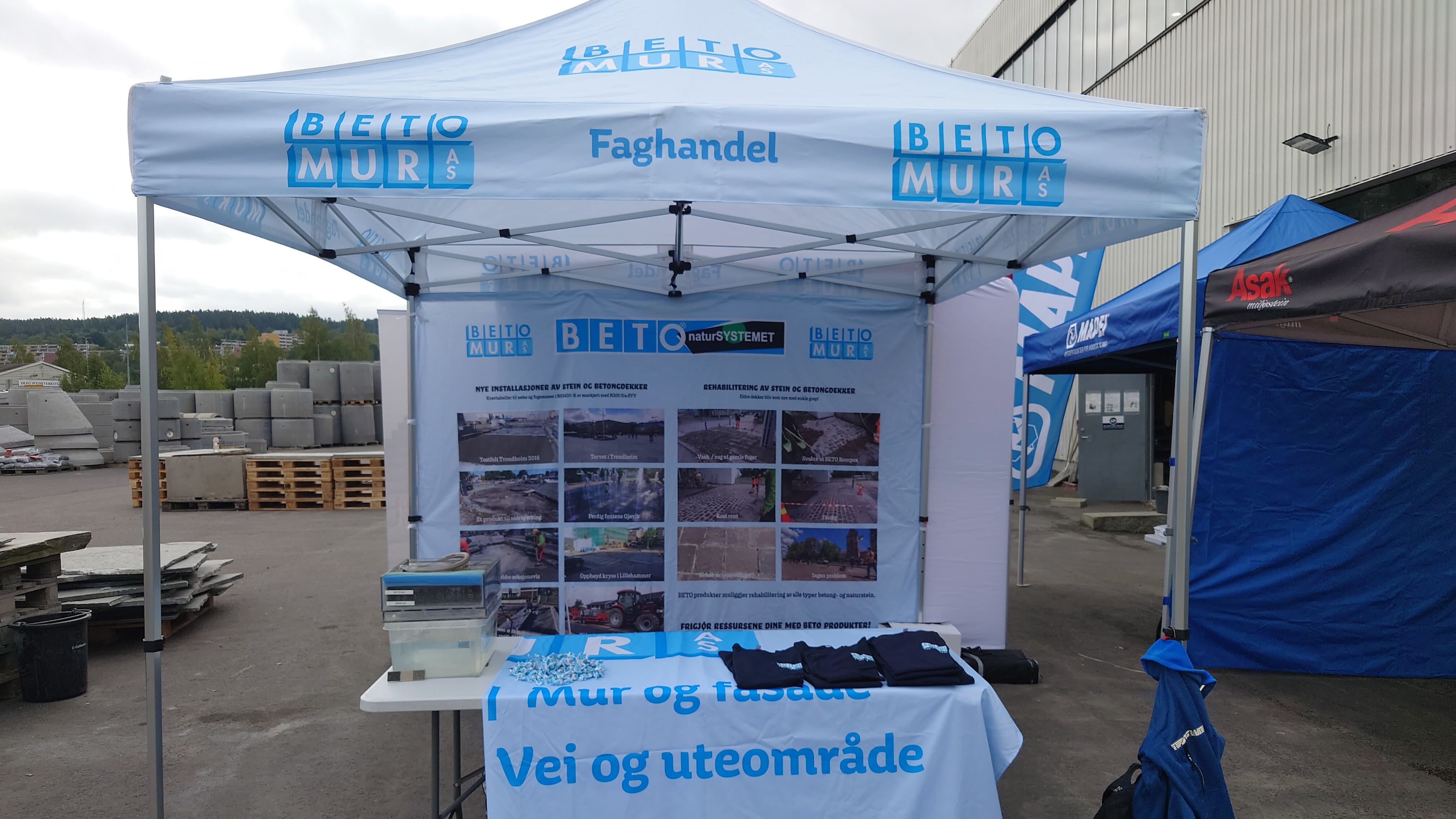 Markedsdag hos Granitt og Betongvare AS - BETOMUR AS