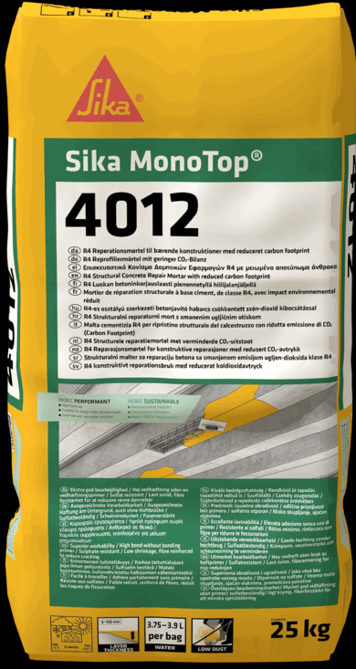 Sika MonoTop-4012 - 25 kg.sekk - BETOMUR AS