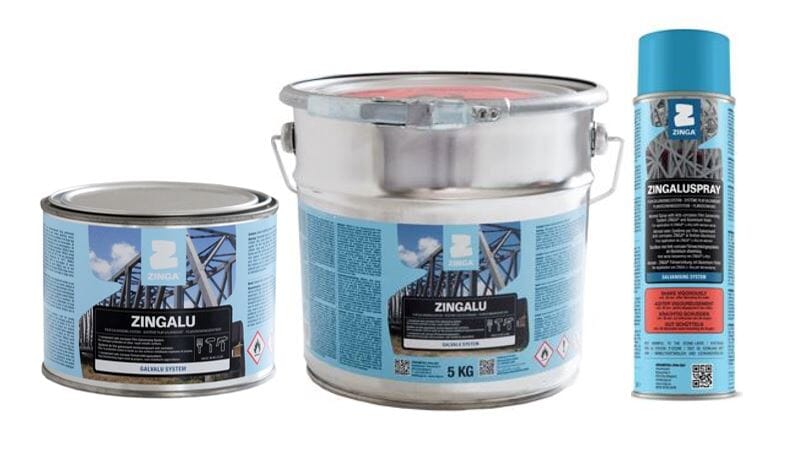 Zinga ZM Aluminiumsmaling 1 kg. - BETOMUR AS