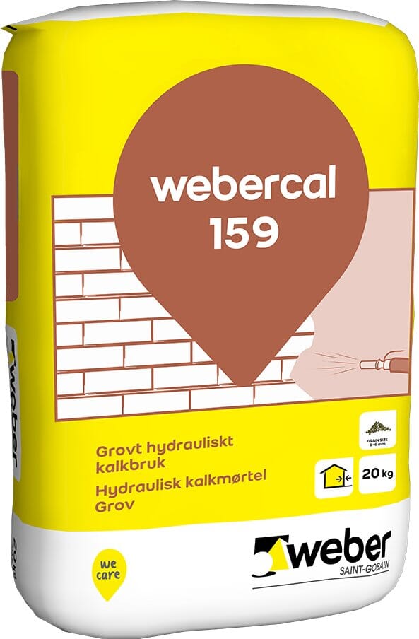 SV - Webercal 159 UF Hydr.Kalkm. Grov -25 kg.sk - BETOMUR AS