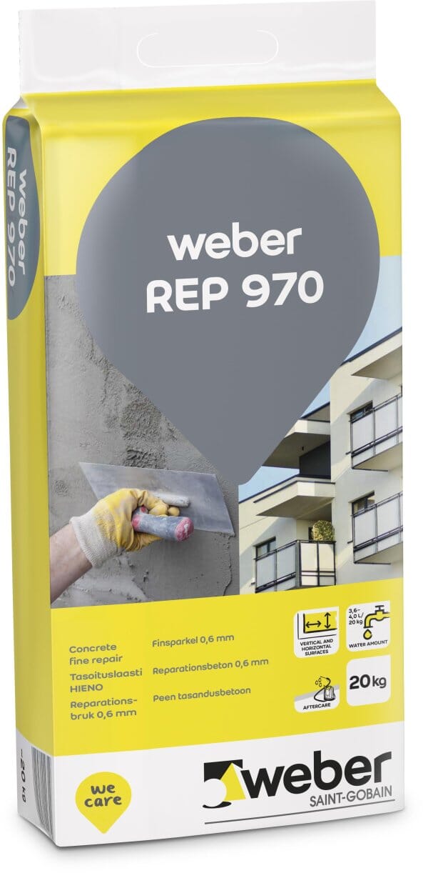 SV - Weber Rep 970 Fin Flikksp.-20 kg.sekk - BETOMUR AS